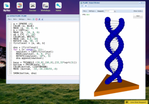 3D Model of the DNA: 21 Lines of Python Code