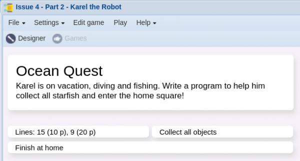 Create Your Own Karel Coding Game – Part 2