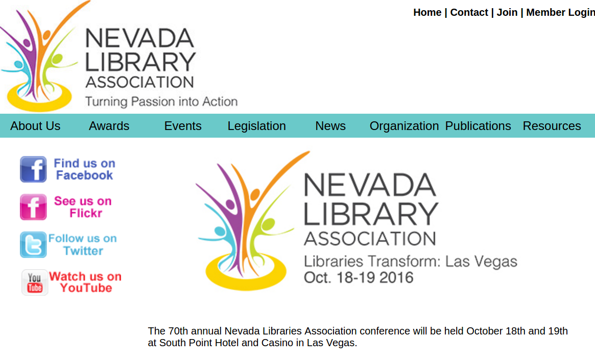 70th Annual Nevada Libraries Association Conference