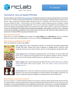 An Overview of Courses and Services