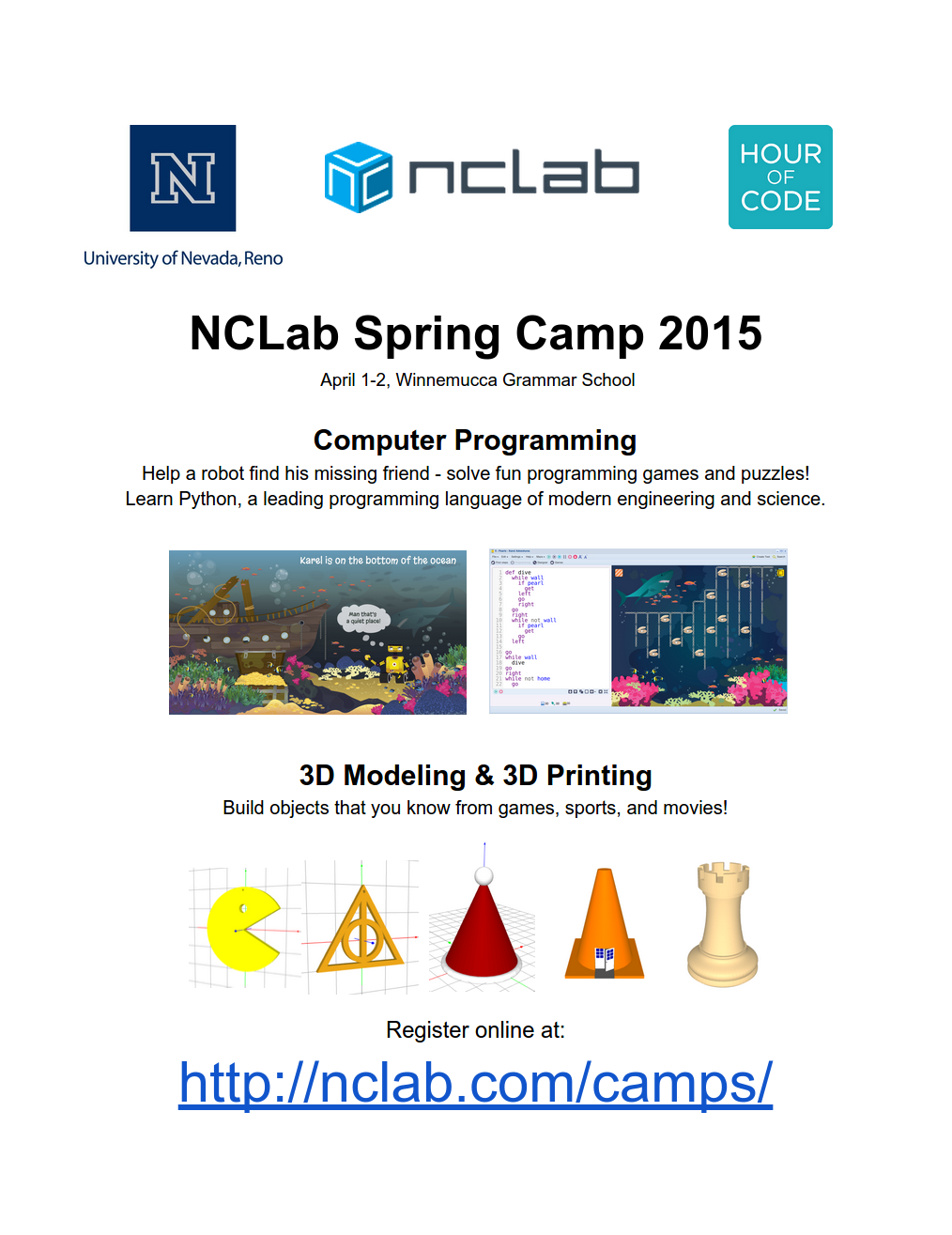NCLab Spring Camp in Winnemucca is Coming in Two Days