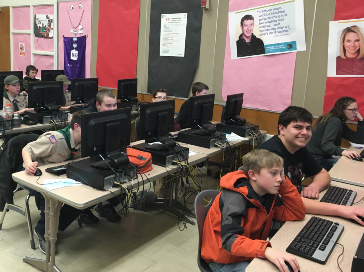 NCLab Brings Coding for Kids to the Boy Scouts